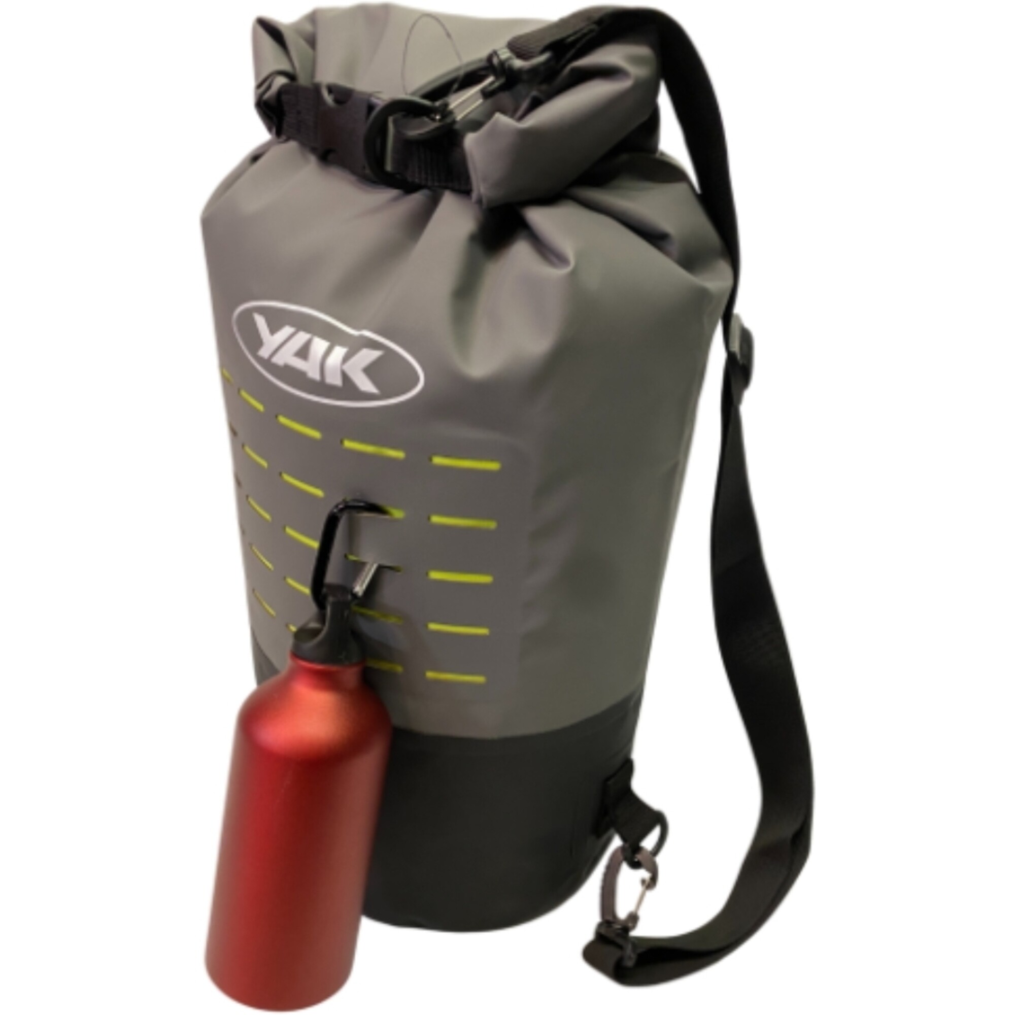 2025 Yak Drypak 20L Drybag W / Molle System 7003333 - Grey - Accessories - Luggage | Wetsuit Outlet